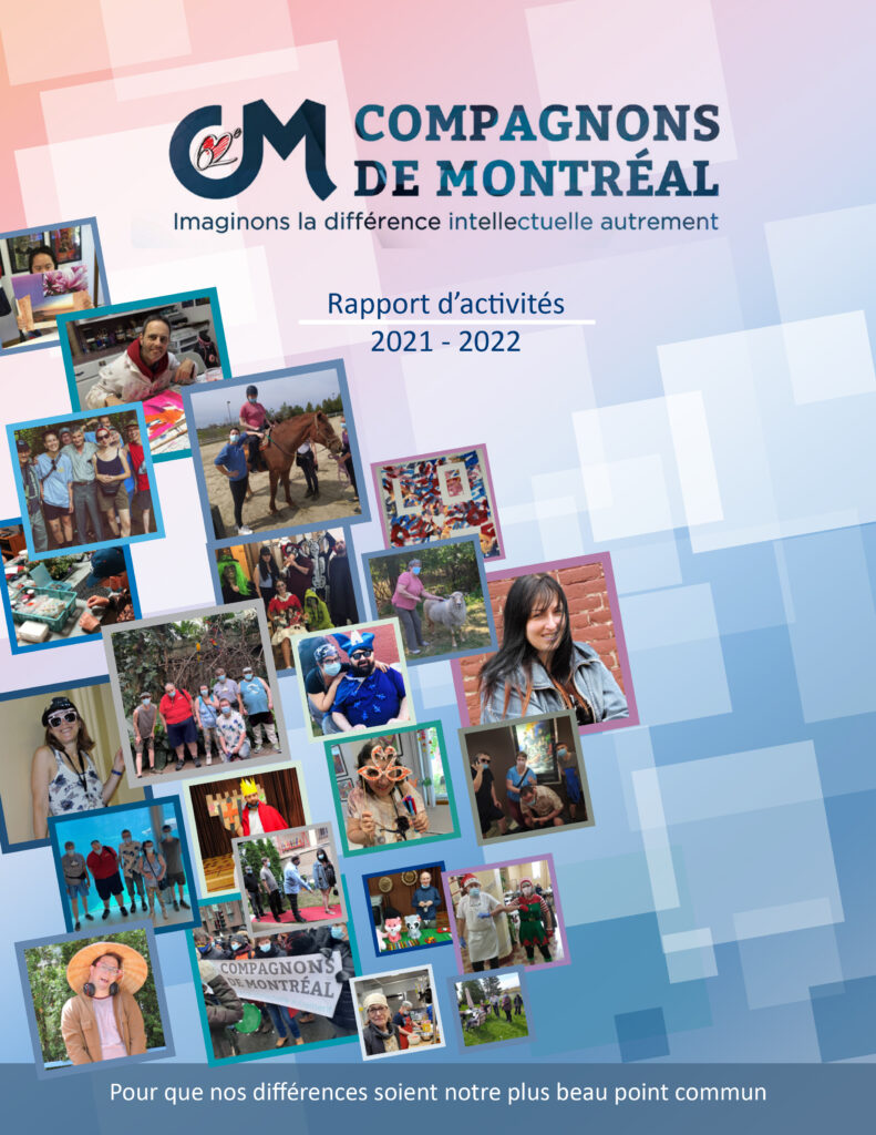Rapport d'activités 2021 - 2022 - Compagnons de Montréal